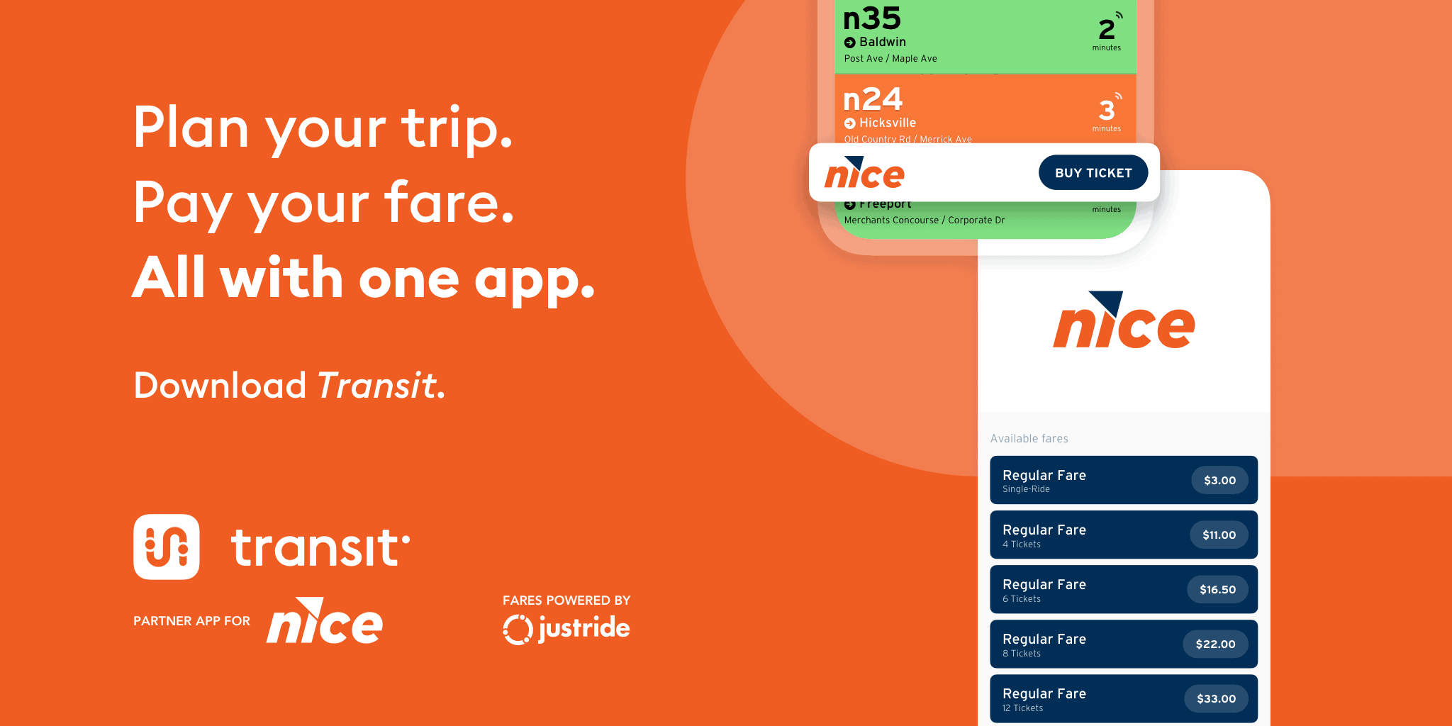 NICE Bus launches mobile ticketing in the ‘Transit’ app allowing riders ...