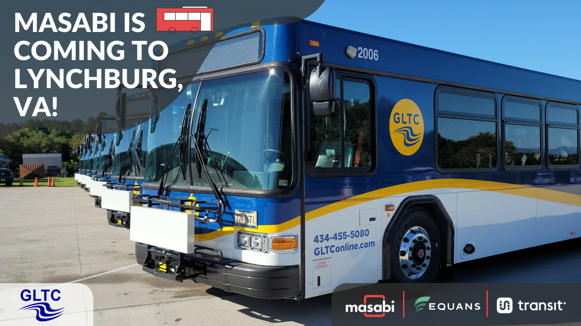 Greater Lynchburg Transit Company (GLTC) Selects Equans, Masabi and ...