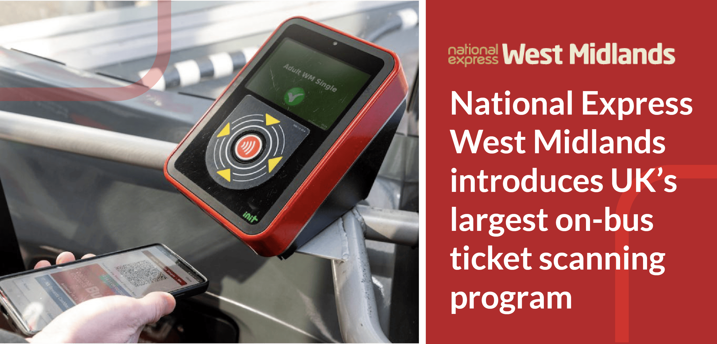 National Express West Midlands Introduces Uks Largest On Bus Ticket